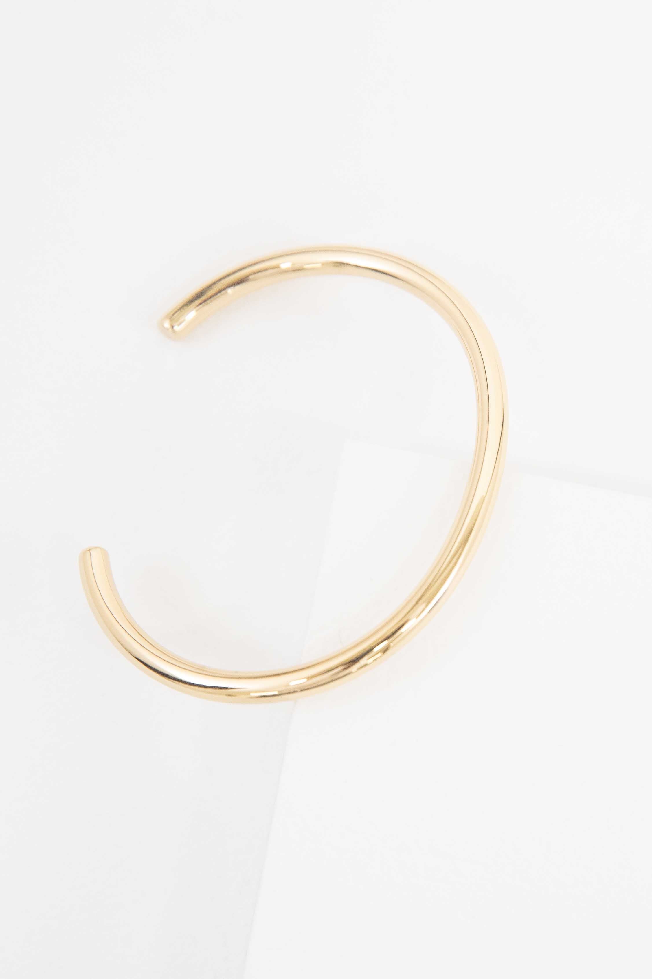 Solid Bar Cuff Bracelet | Gold – Lovoda