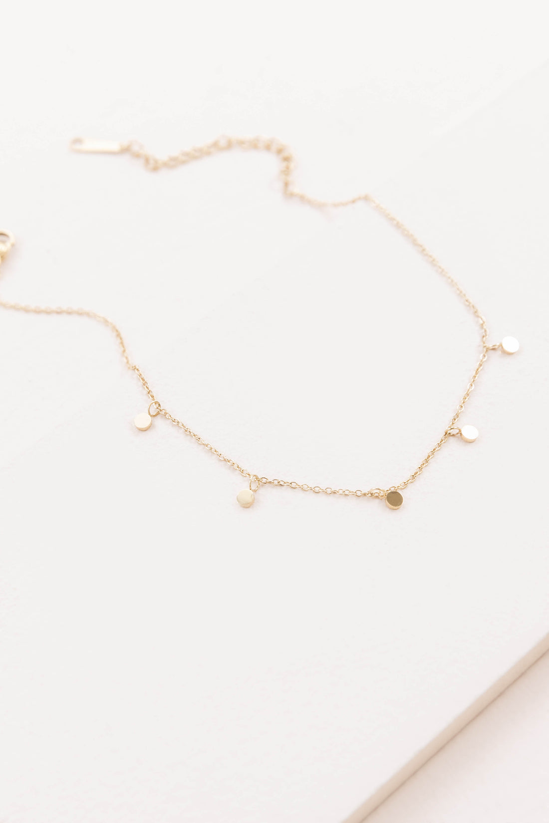Mini Gold Disc Anklet – Lovoda